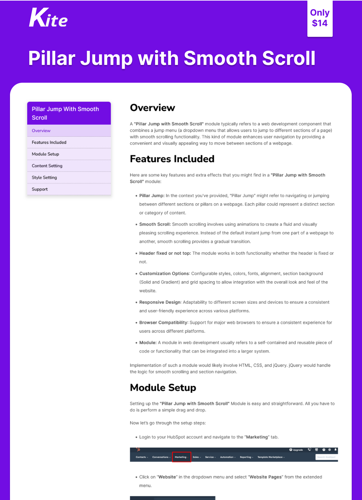 Pillar Jump with Smooth Scroll Module by GAN Creative